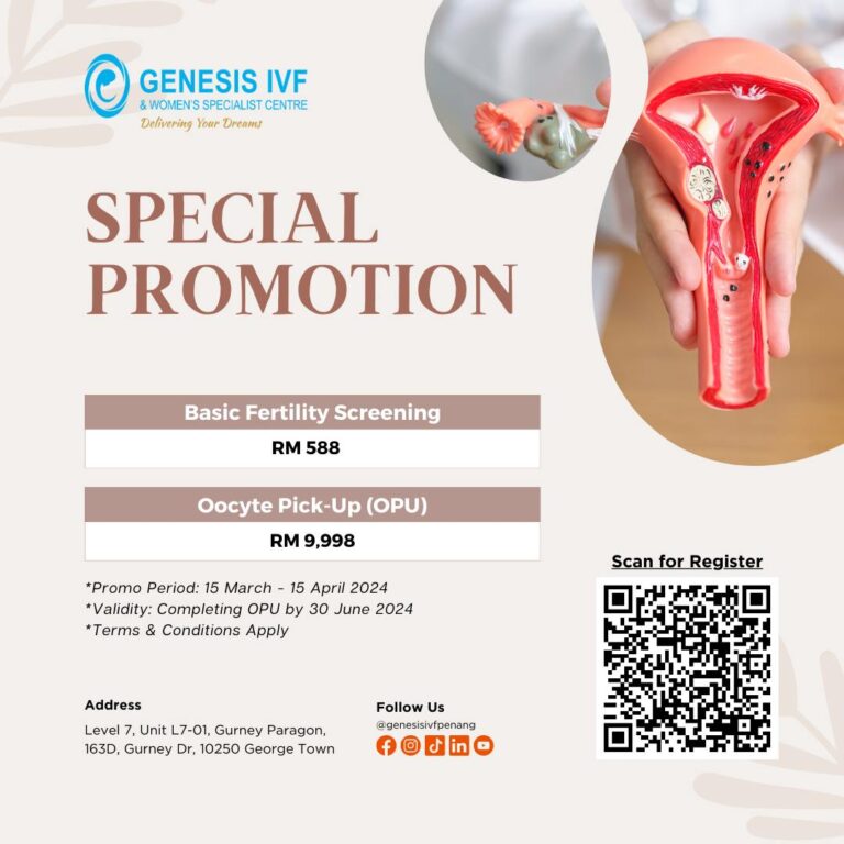 [ENDED] Fertility Screening and OPU Promotion 2024 - Genesis IVF Malaysia