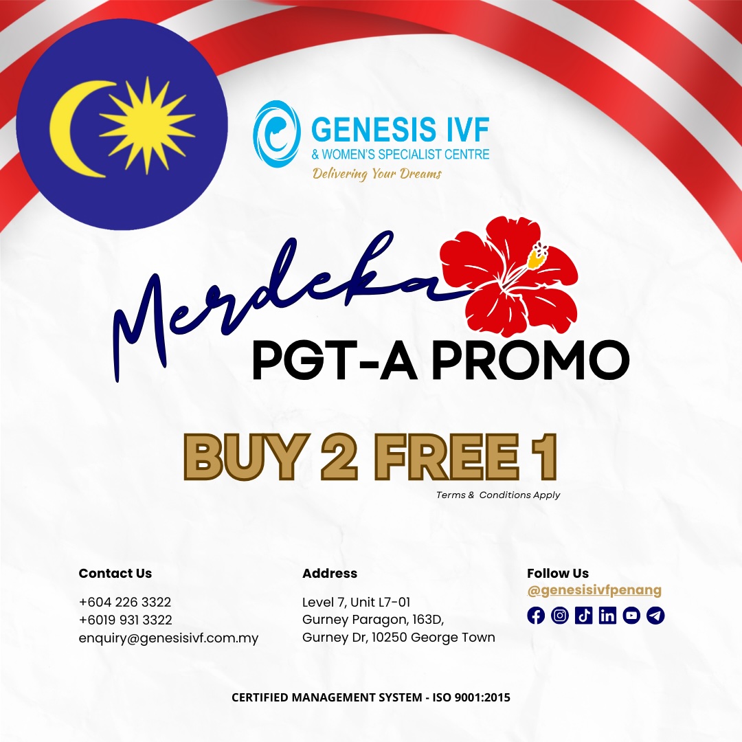 [ENDED] Merdeka Promotion: Buy 2 PGT-A Screenings, Get 1 Free! - Genesis IVF Malaysia